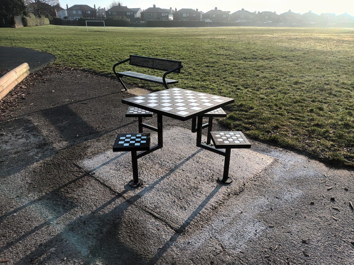 Outdoor chess tables installed in Carlisle parks – cumbriacrack.com