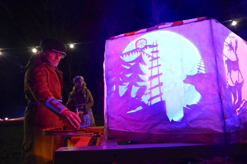In pictures: Workington Hall sparkles with spectacular light show ...