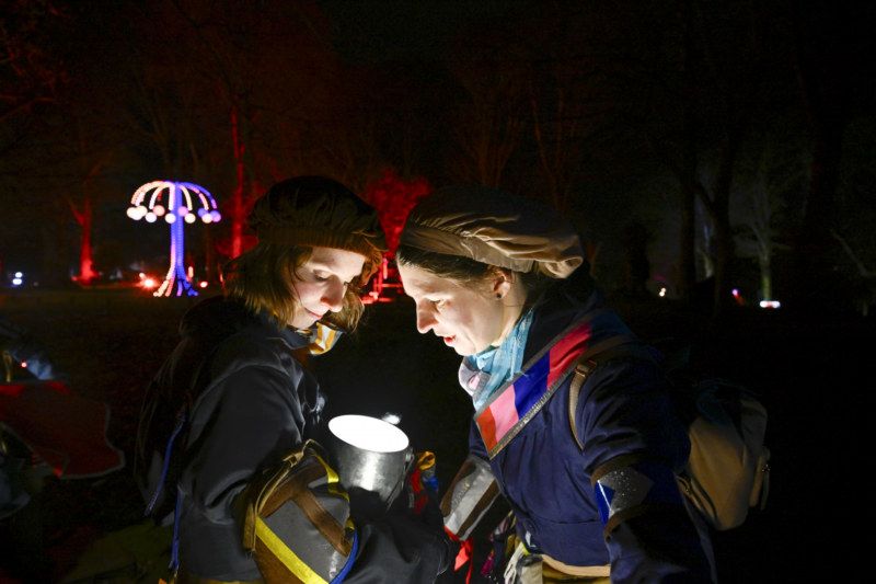 In pictures: Workington Hall sparkles with spectacular light show ...