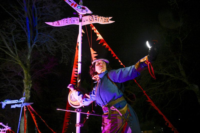 In pictures: Workington Hall sparkles with spectacular light show ...