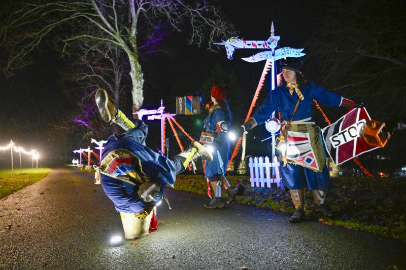 In pictures: Workington Hall sparkles with spectacular light show ...