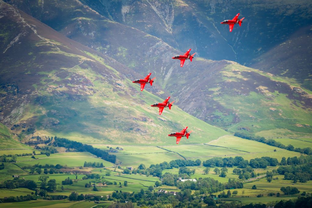 WATCH: Red Arrow shares what it’s like to fly over the Lake District ...