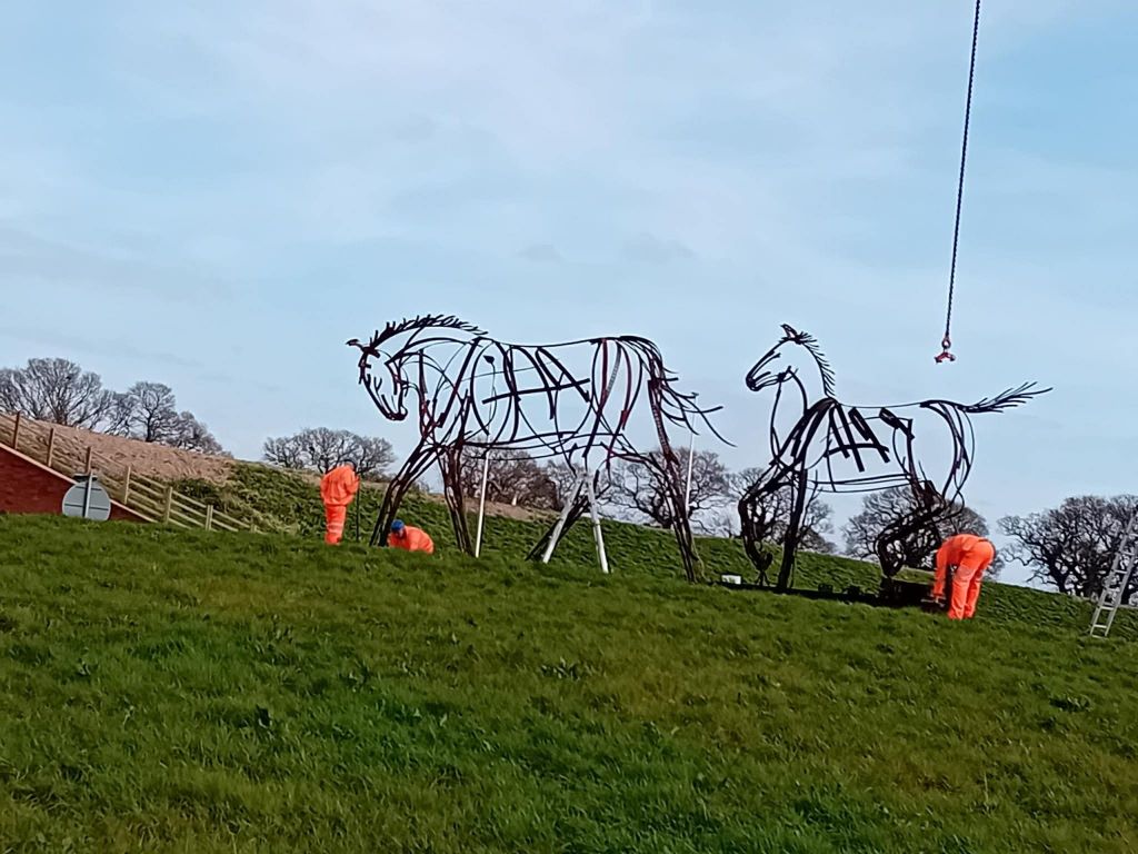 Sculptures installed on Carlisle Southern Link Road – cumbriacrack.com