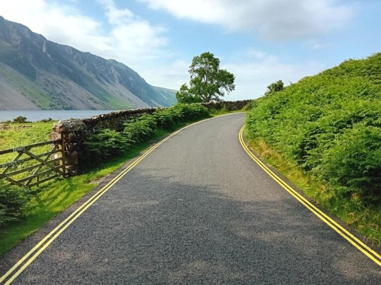 Lake District road upgrade – including double yellow lines – complete ...