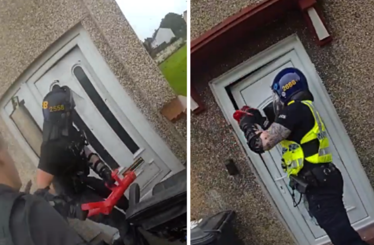 Man charged with weapons offense after police raids in West Cumbria ...